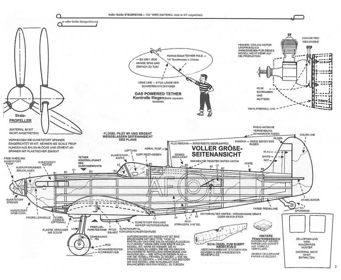 Supermarine MK-1 Spitfire Balsa kit