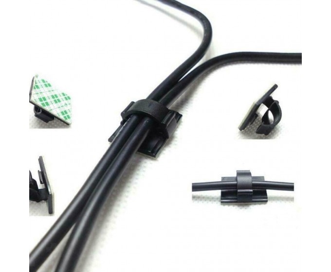 D-tie Self-Adhesive Wire Clips