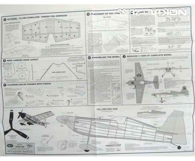 Edge 540 Balsa Plane