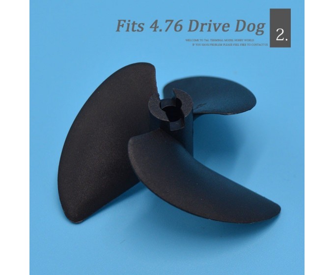 3-blade propeller 55 mm Drive-Dog