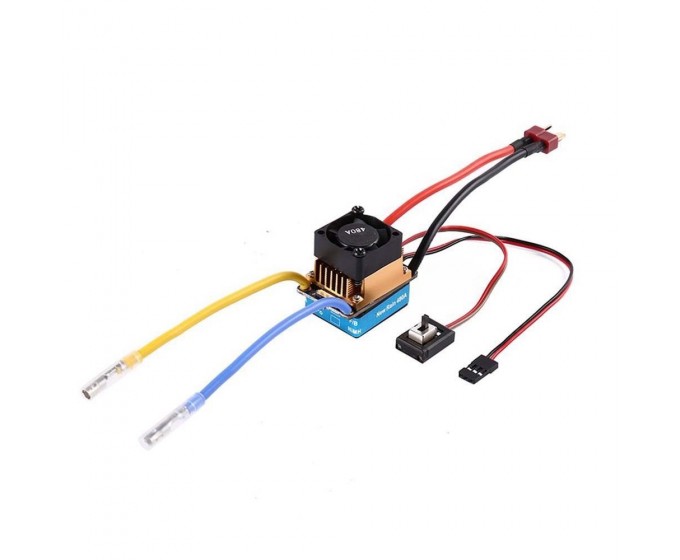 100A Brushed Speed Controller ESC 5V 3A with cooling fan